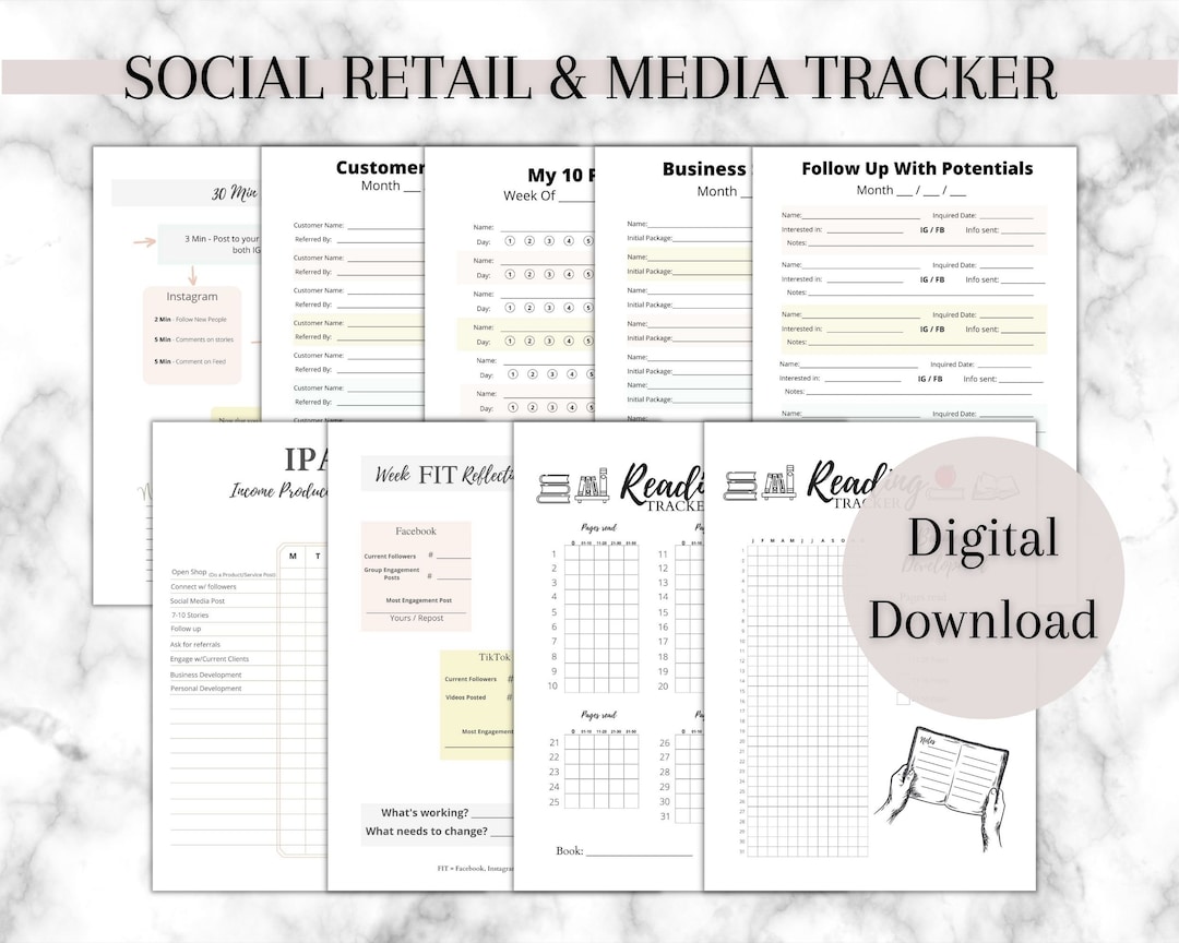 Social Retail & Media Tracker | Digital Tracker | Customer Tracker ...