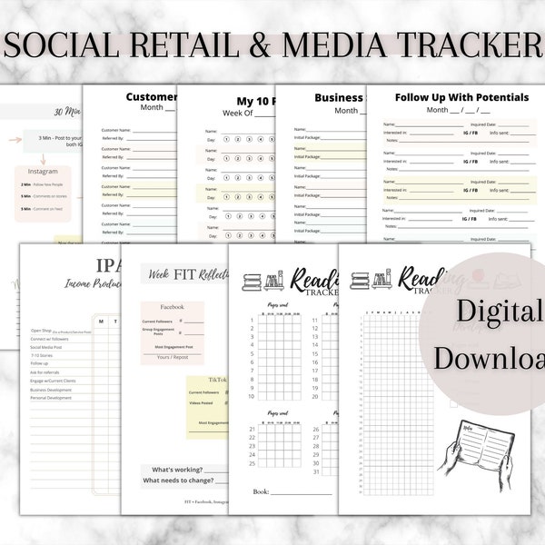 Follow up Sheet - Etsy