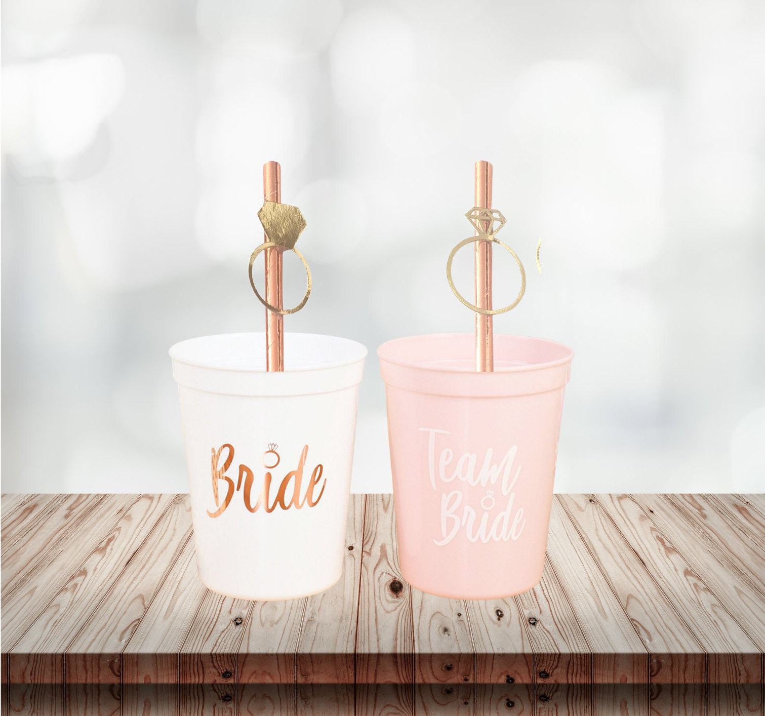 Hen Party Straw Bridal Shower Straw Decoration Engagement - Etsy Australia