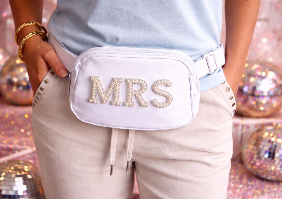 Waist Bag Favour Hen Night Bride Fanny Pack MRS Pearl Patch Hen ...