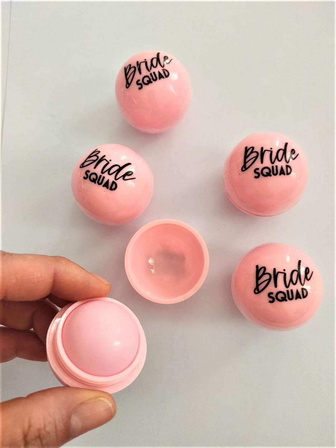 Hen Party Lip Balm Favour, Bride Squad Lip Balm Gift, Organic Lip Balm ...