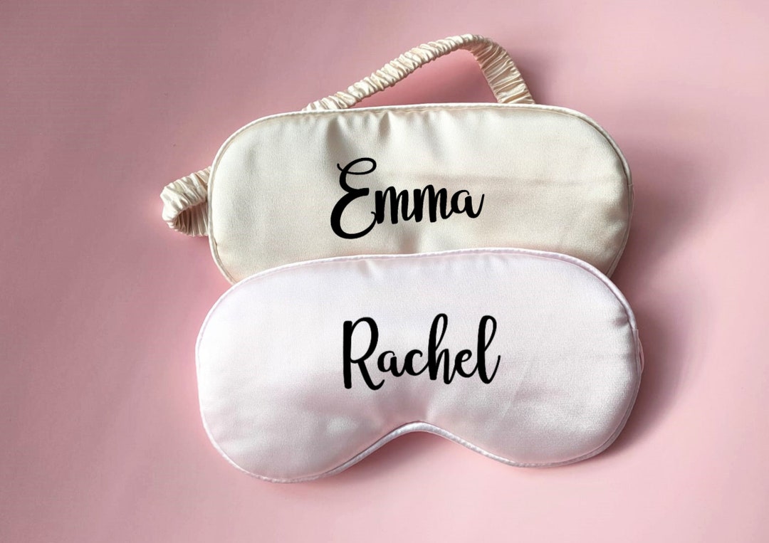 Personalized Satin Eye Mask Custom Bridesmaid Proposal Gift Bachelor ...