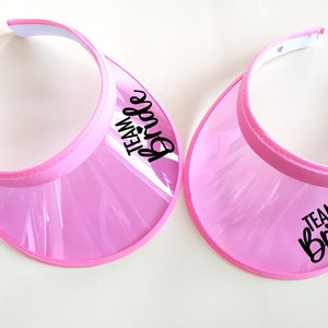 Custom Hen Party Sun Visor Hen Do Beach Accessories Bachelorette Party ...