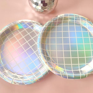 Disco Hen Party Plates Hen Party Accessories Bachelorette Party ...