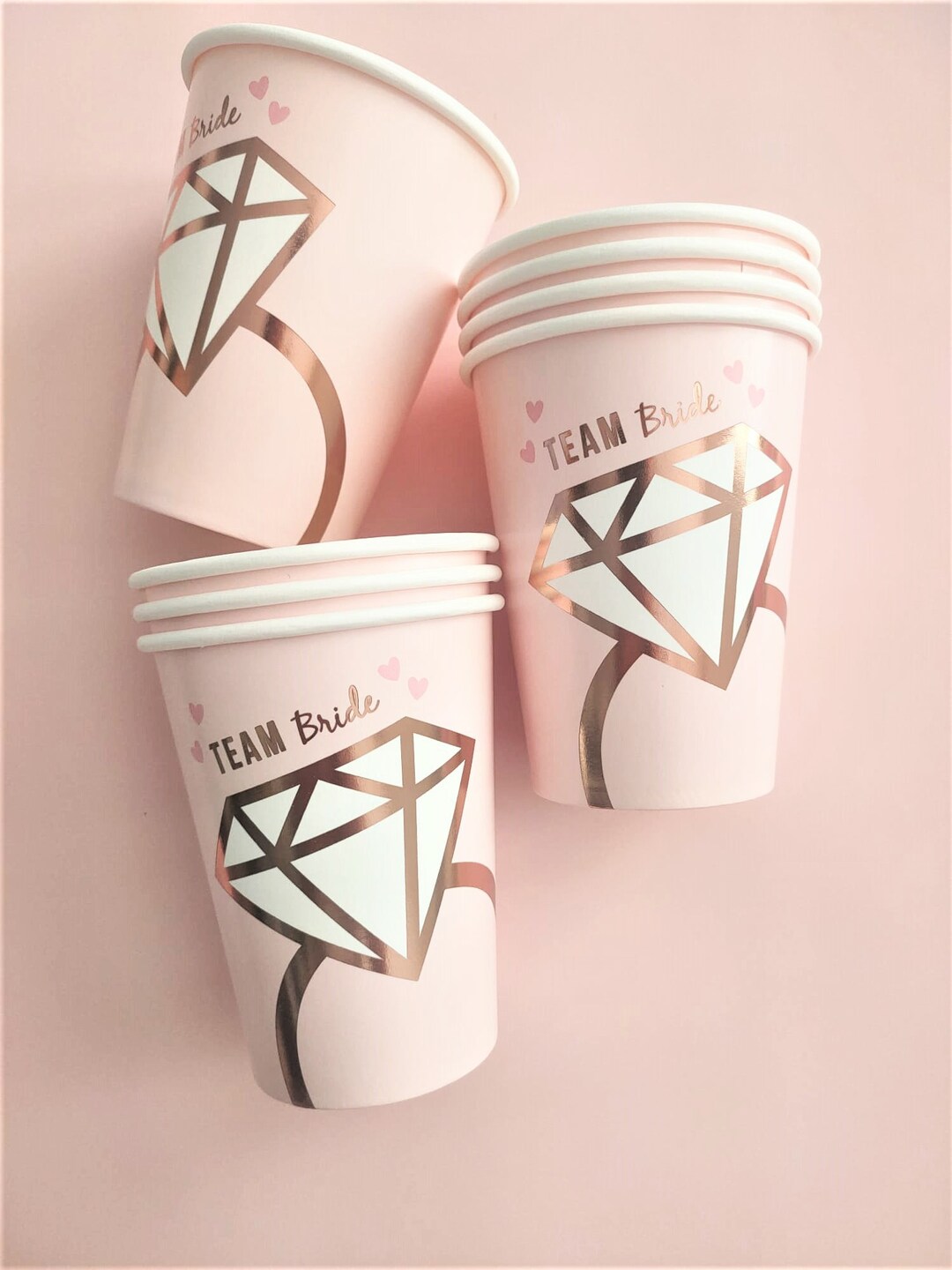 Hen Party Cups Diamond Theme Decoration Hen Paper Cups Essential Hen Do ...