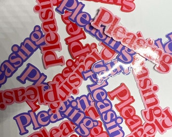 Pleasing Sticker | Etsy