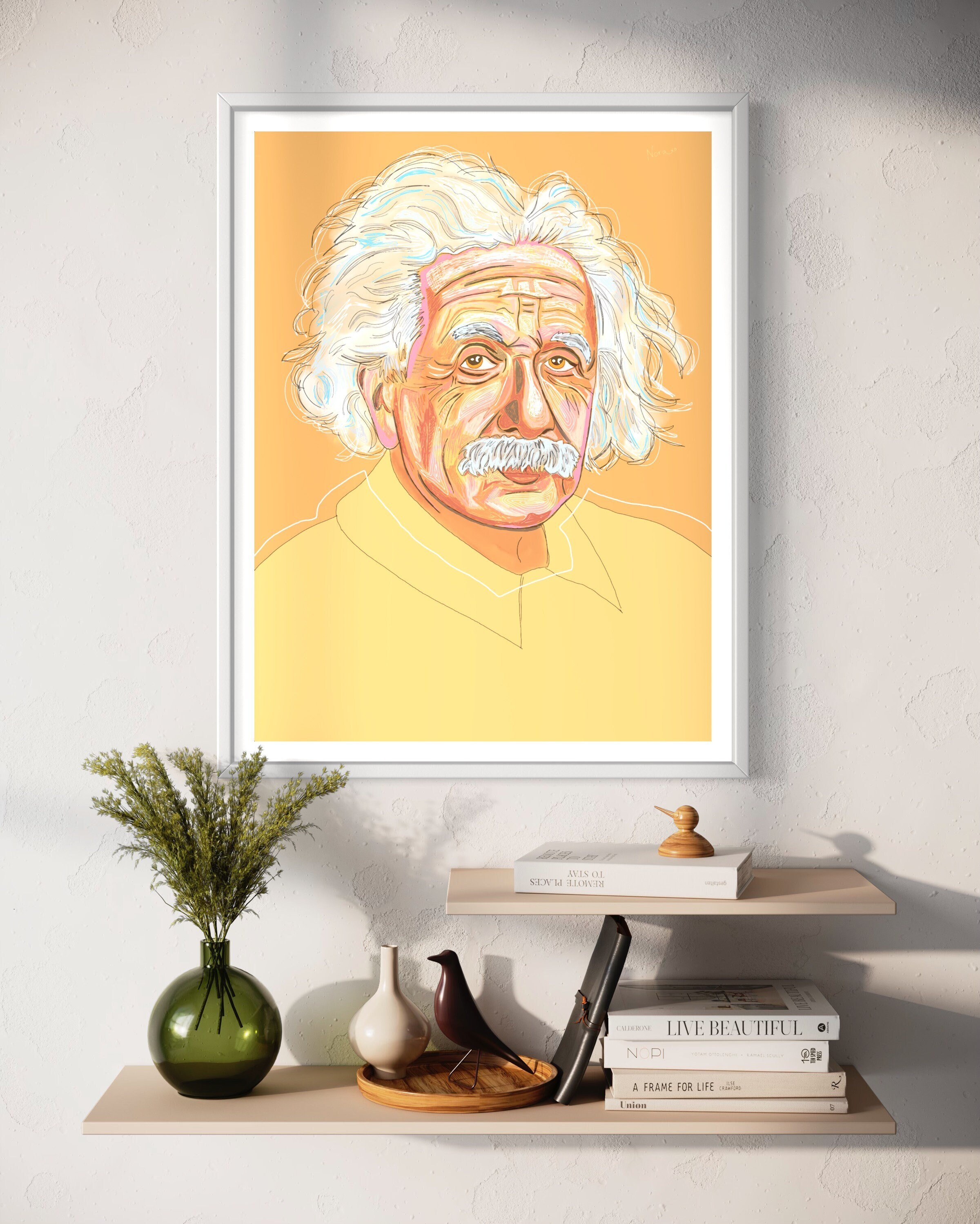 Albert Einstein Art Print - Etsy