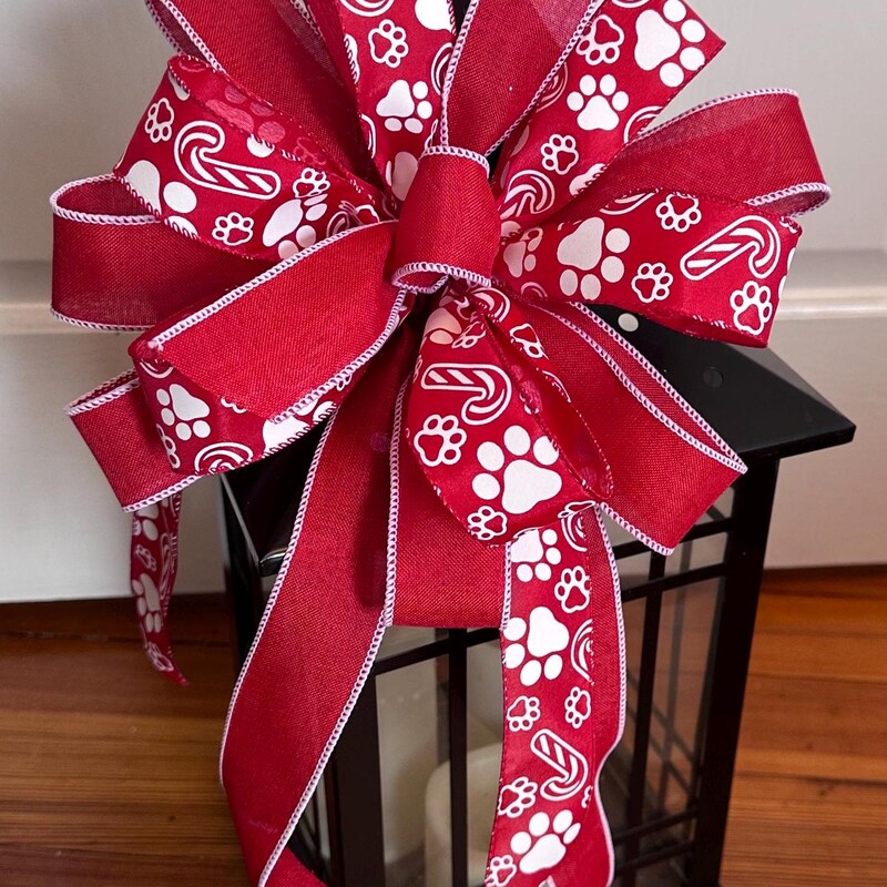 Candy Cane Tree Topper - Etsy