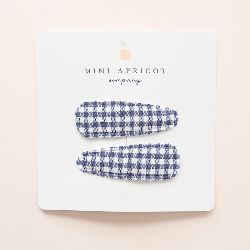 Hair Clip Gingham - Etsy