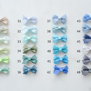 Mini Bow Snap Clips, Baby Girl Hair Clips, Girl Hair Accessory, Toddler ...