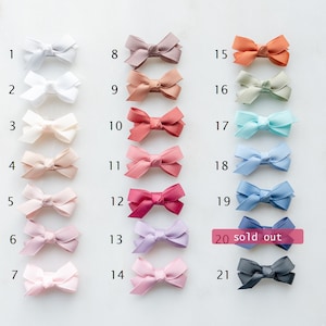 Mini Bow Snap Clips Baby Girl Hair Clips Girl Hair - Etsy