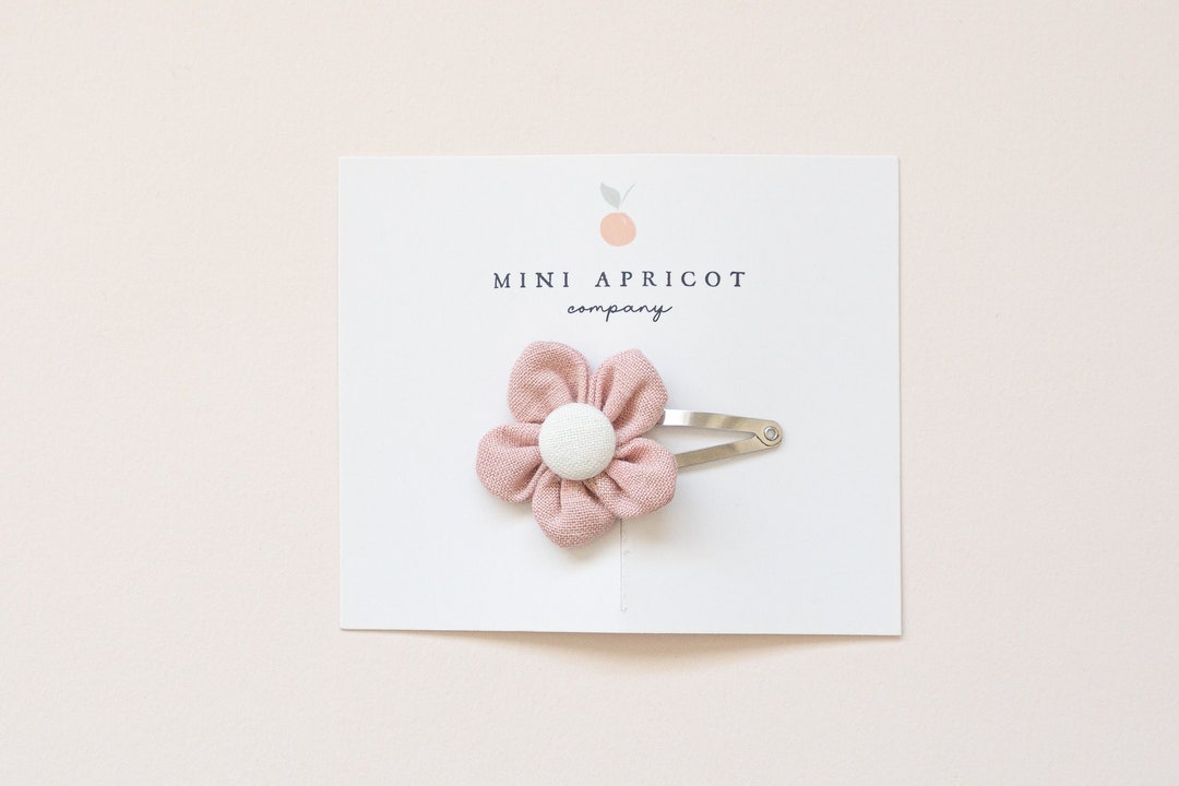PINK DAISY Snap Clip, Baby Girl Hair Clips, Girl Hair Accessory ...