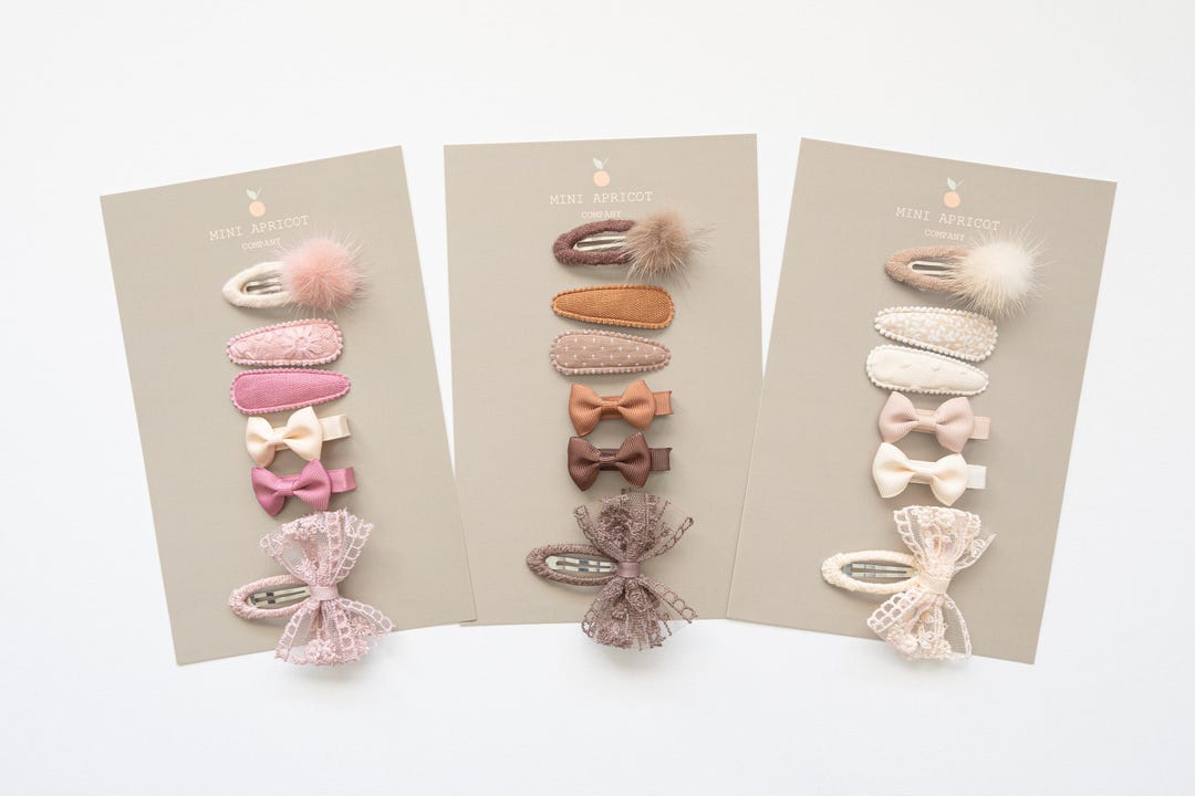 NEW** MIXED SET of Hair Clips, Baby Snap Clips, Girl Hair Clips, Girl ...