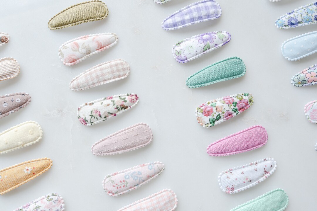 NEW COLLECTION Fabric Snap Clips, Baby Girl Hair Clips, Girl Hair ...