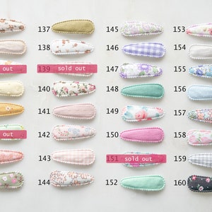 Fabric Snap Clips, Baby Girl Hair Clips, Girl Hair Accessory, Toddler ...