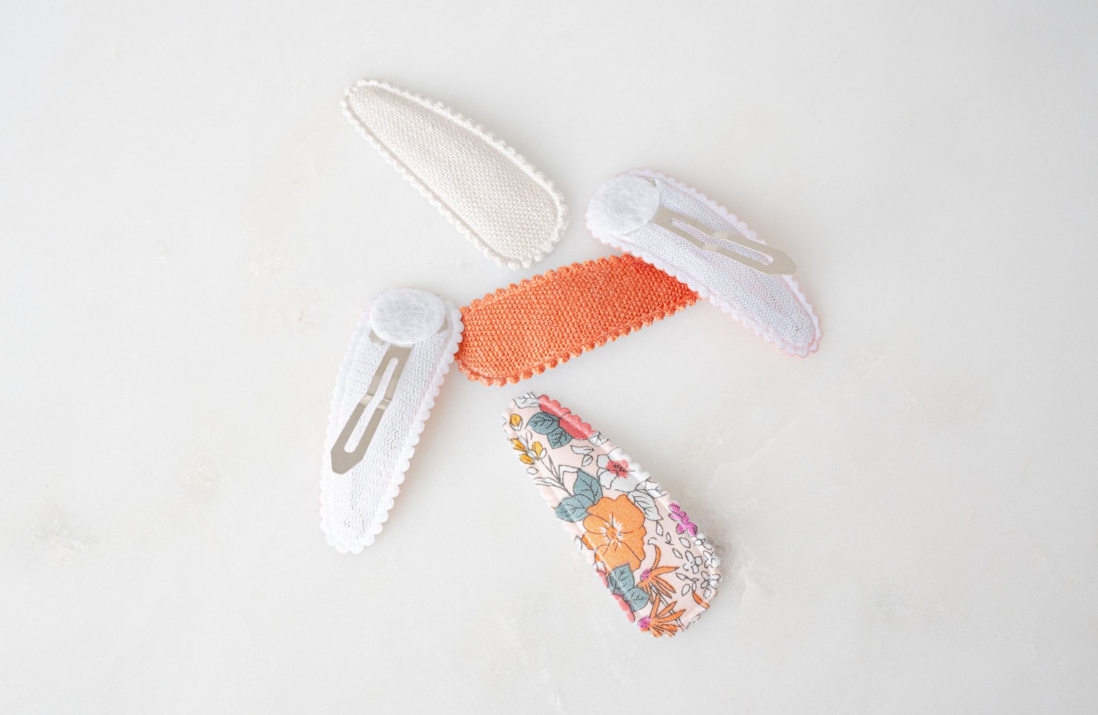 Fabric Snap Clips Baby Girl Hair Clips Girl Hair Accessory - Etsy