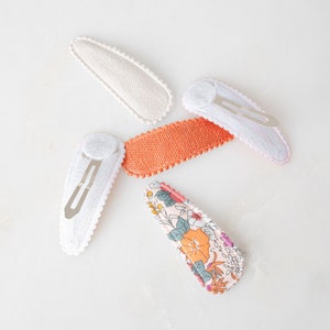 Fabric Snap Clips, Baby Girl Hair Clips, Girl Hair Accessory, Toddler ...
