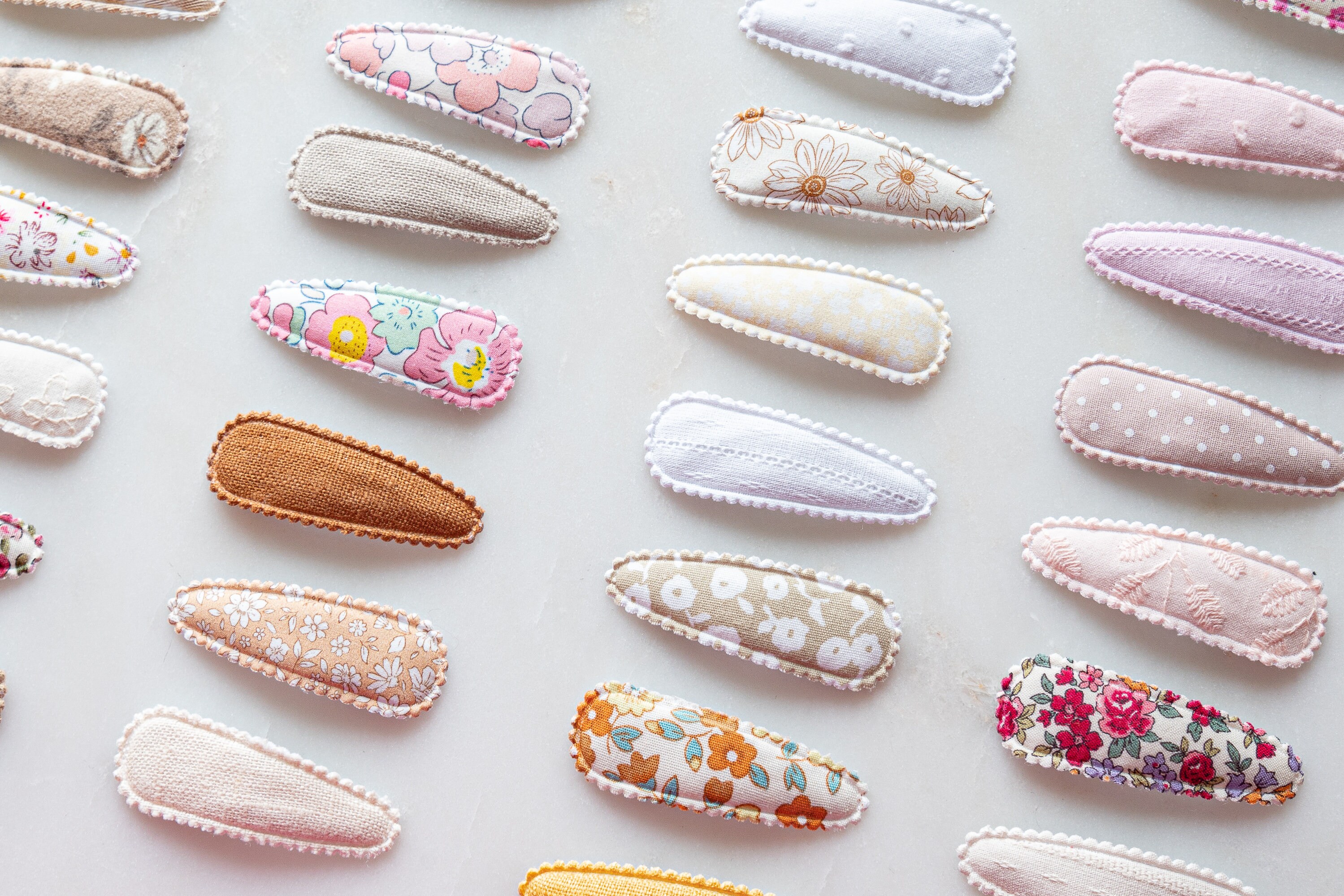 Fabric Snap Clips Baby Girl Hair Clips Girl Hair Accessory - Etsy