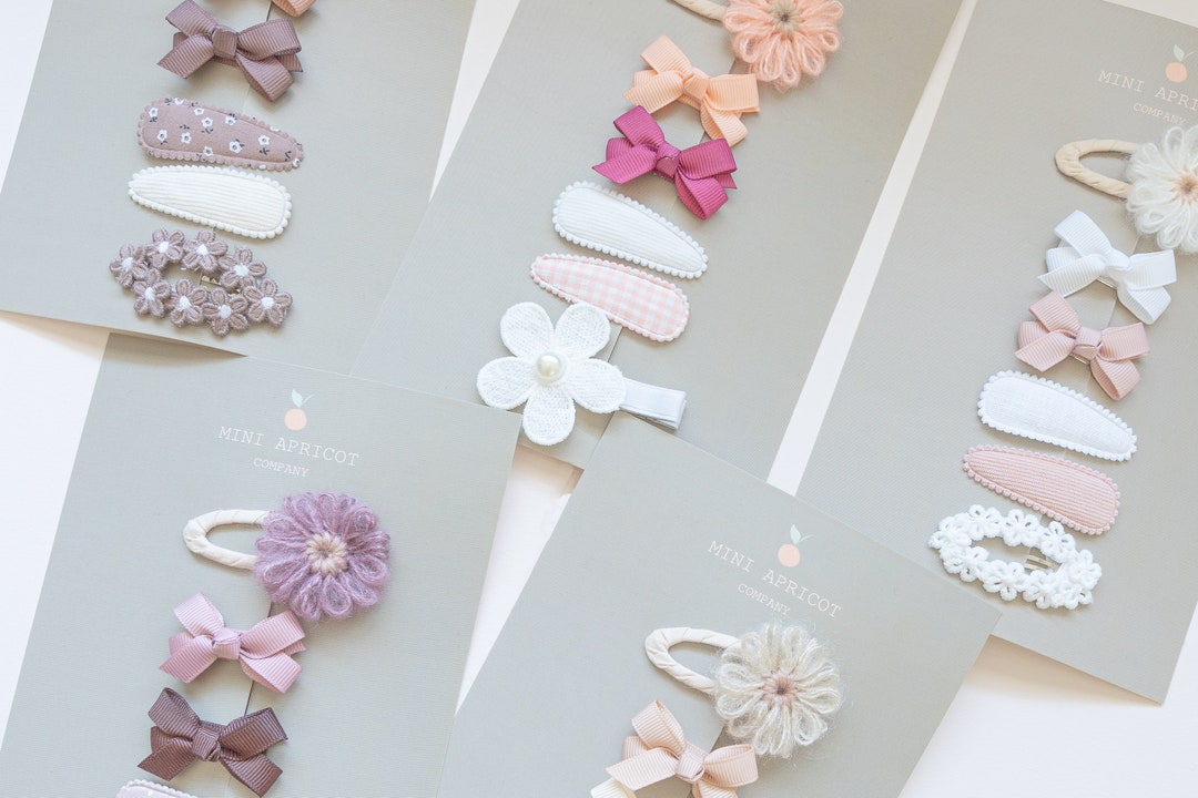 NEW** MIXED SET of Hair Clips, Baby Snap Clips, Girl Hair Clips, Girl ...