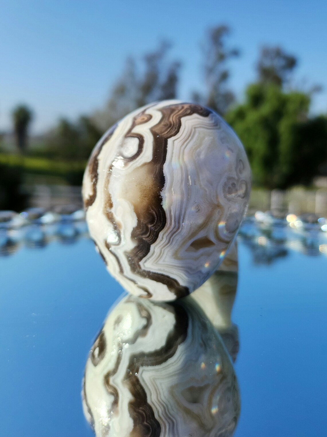 Mexican Banded Calcite Skull. This Unique Large Crystal Skull is Great ...