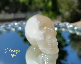 Banded Calcite Skull - Etsy