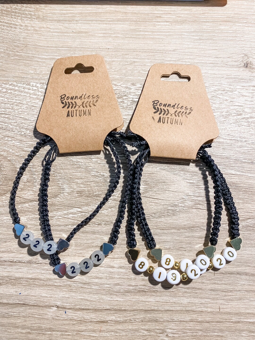 Personalized Number & Date Adjustable Bracelet, Custom Number Bracelet ...