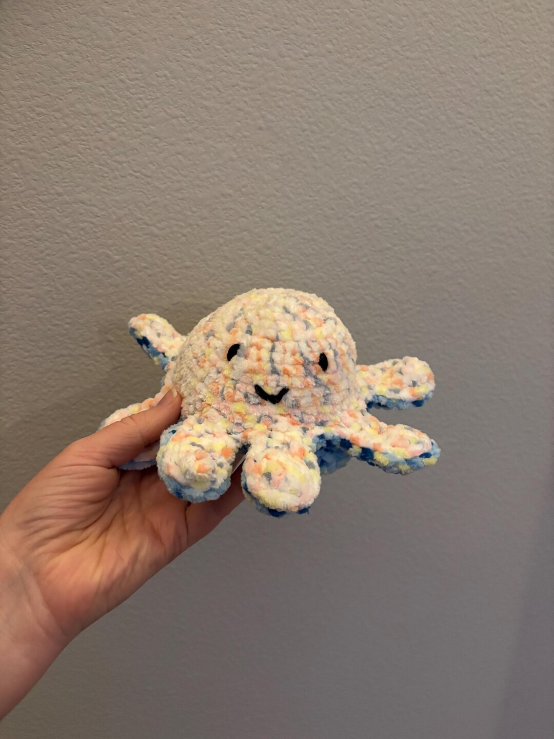 Reversible Octopus Plushie With Changing Colors and Emotions - Etsy