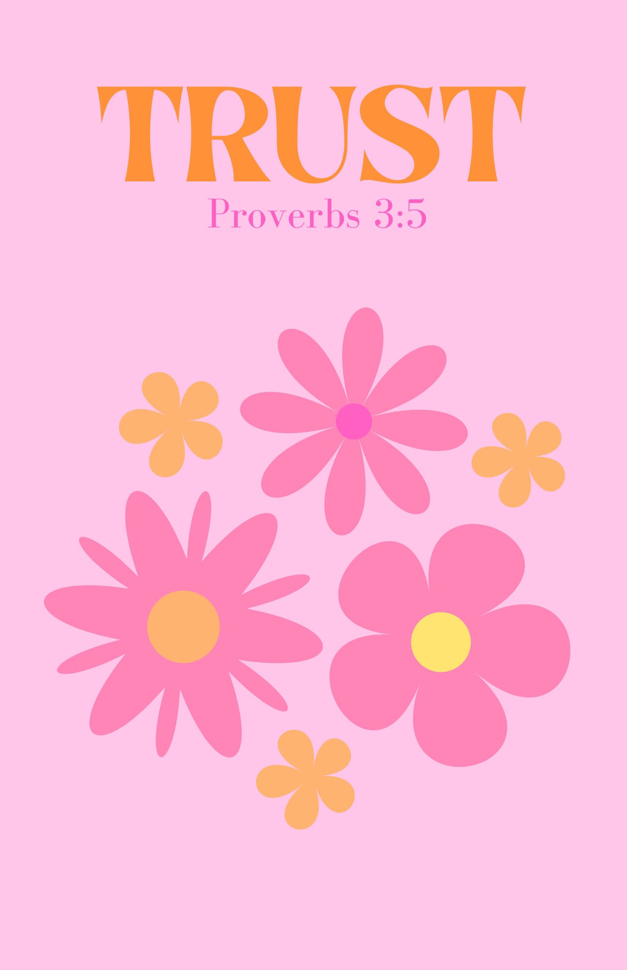 Preppy Christian Wall Art digital Download 11x17 - Etsy