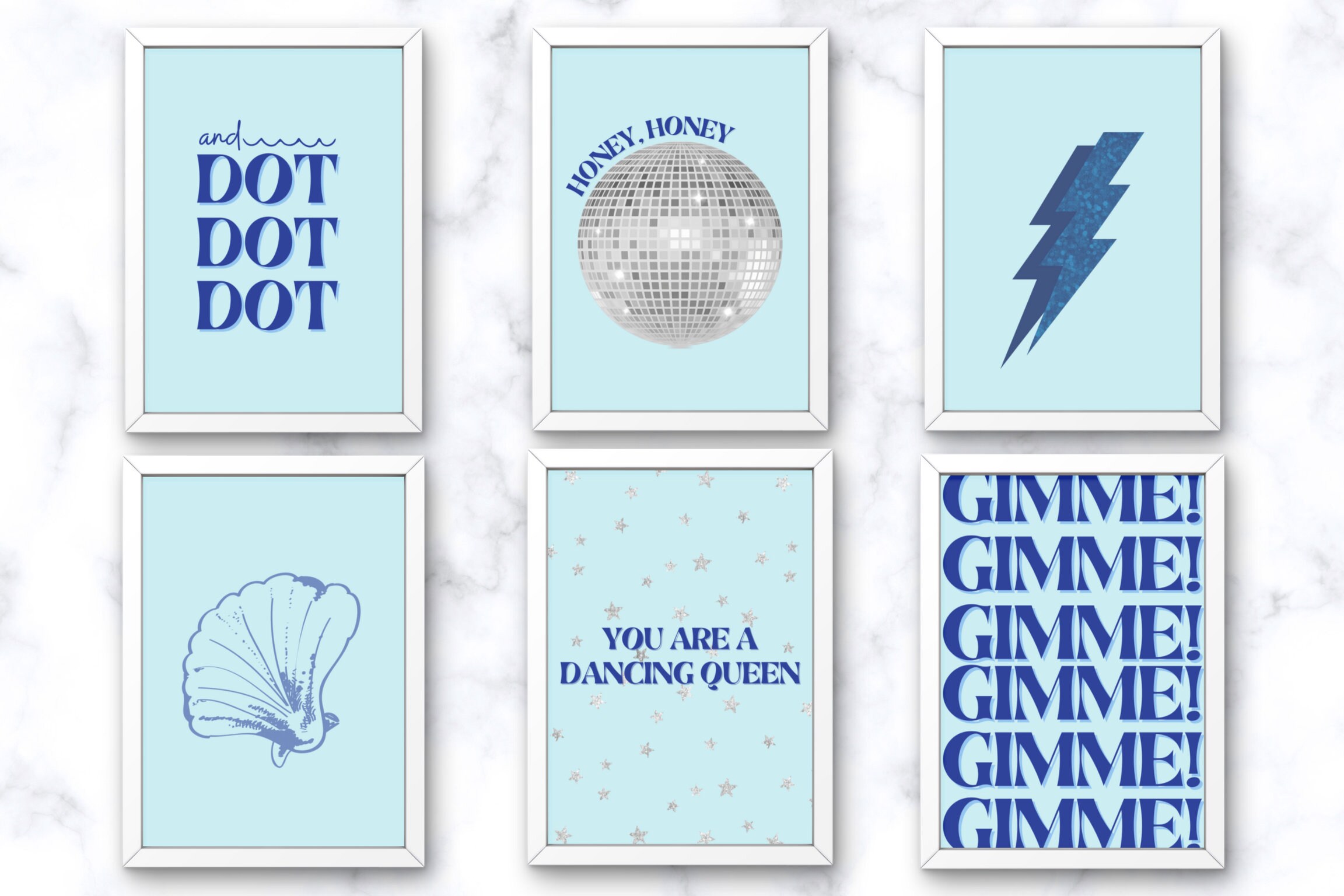 Mamma Mia Wall Art, Preppy Mamma Mia Wall Art, Mamma Mia, Downloadable ...