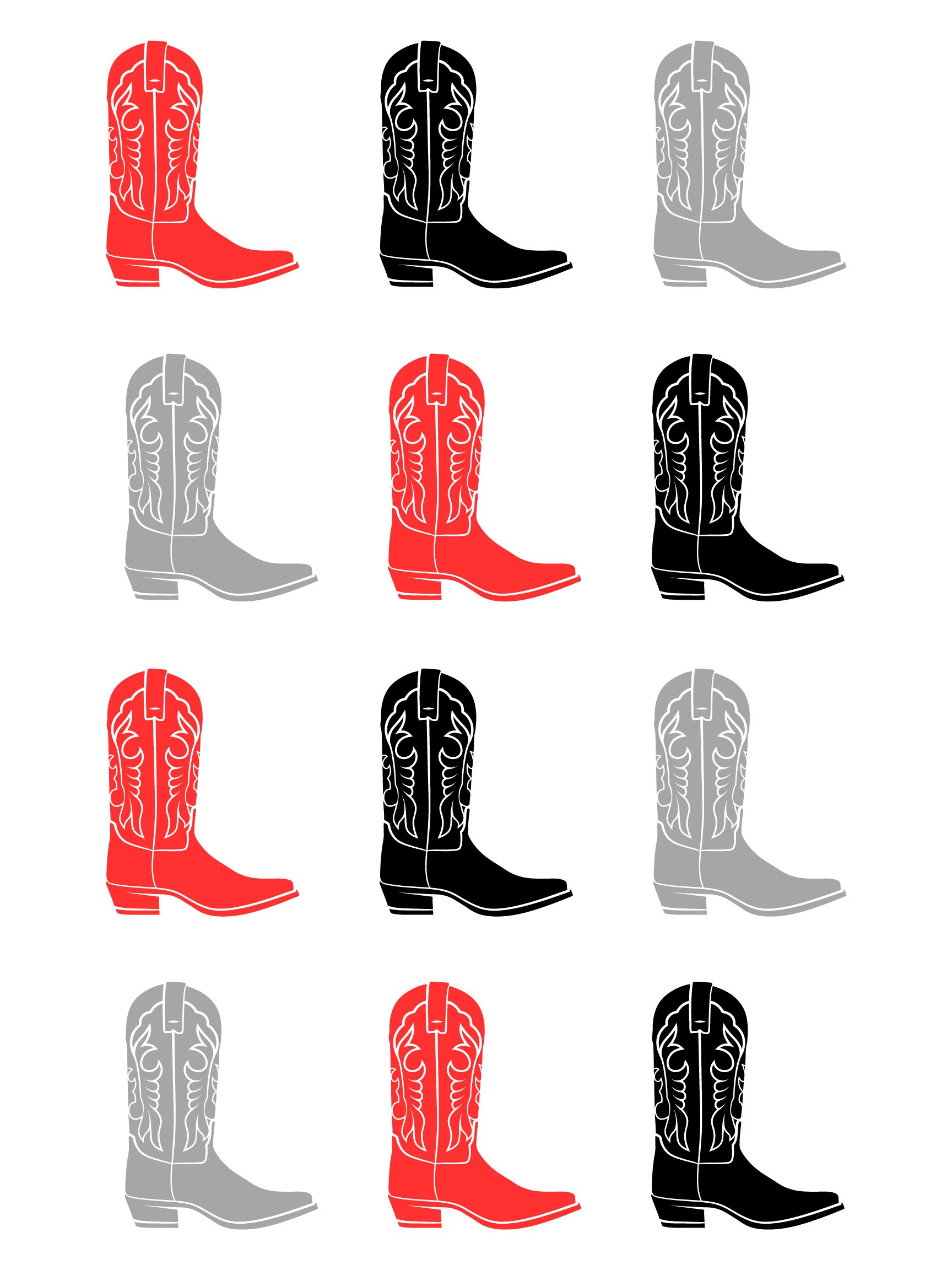 Red and Black Preppy Texas Tech Wall Art, Texas Tech Dorm Decor, Preppy ...