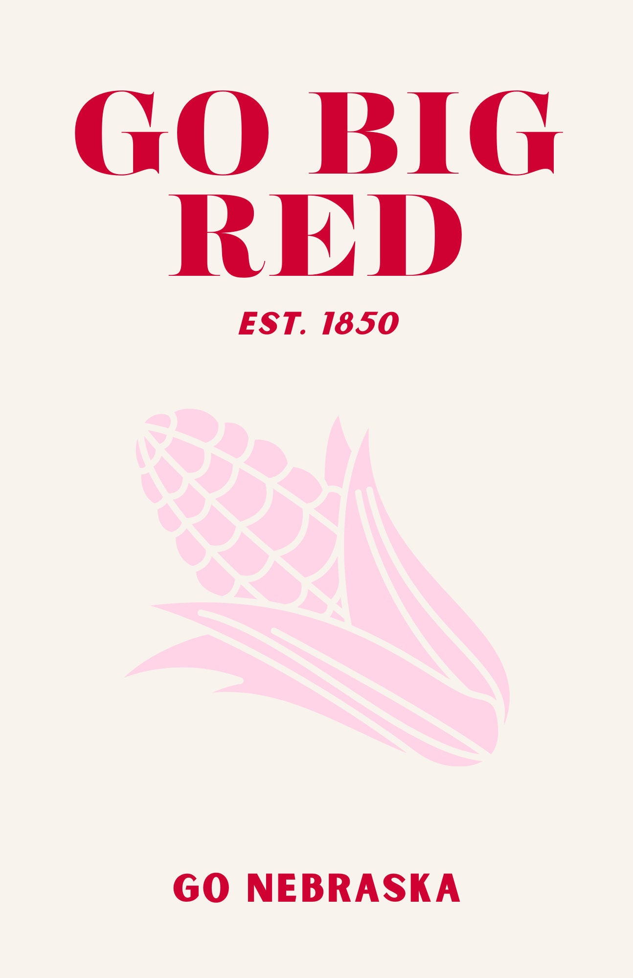 University of Nebraska Wall Art Nebraska Dorm Decor College - Etsy