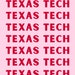 Preppy Texas Tech Wall Art. Texas Tech Wall Art. Lubbock Preppy Wall ...