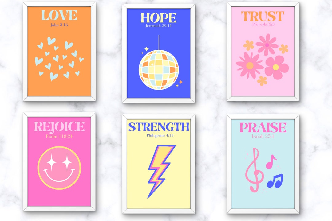 Preppy Christian Wall Art (digital Download 11x17) - Etsy