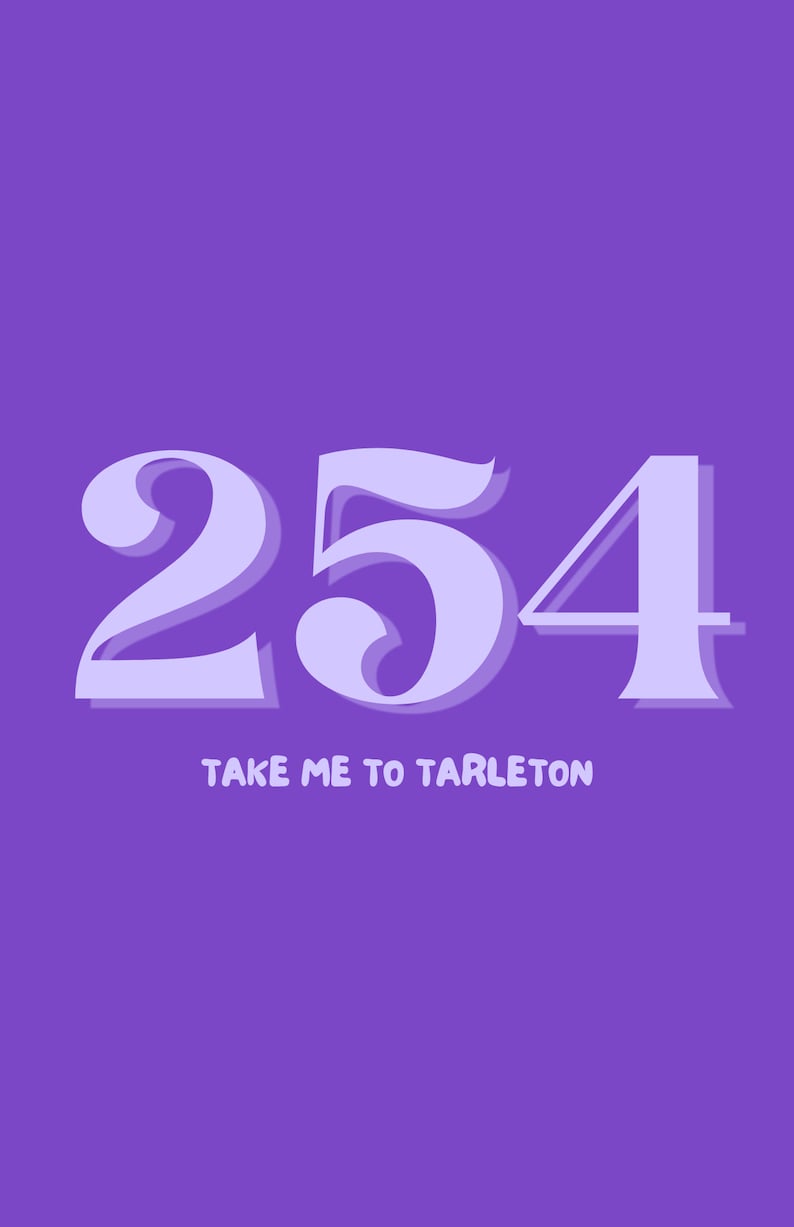 Tarleton State Wall Art, TSU Wall Art, Preppy Tarleton Dorm Decor ...