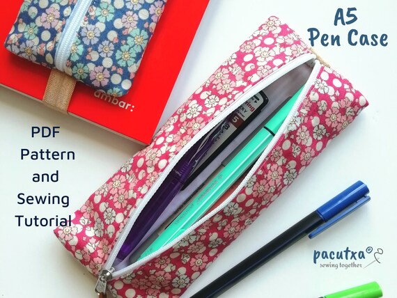 Elastic Pencil Case Elastic Pen Pouch Journal Pen Holder A5 - Etsy