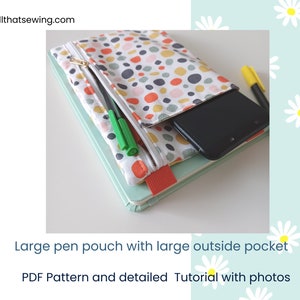 Planner Pouch Pattern Elastic Pencil Case Journal Pen Pouch - Etsy