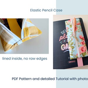 Elastic Pencil Case, Pencil Case Pattern, Planner Pen Pouch, Pencil ...