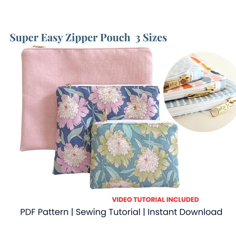 Zipper Pouch Pattern - Etsy