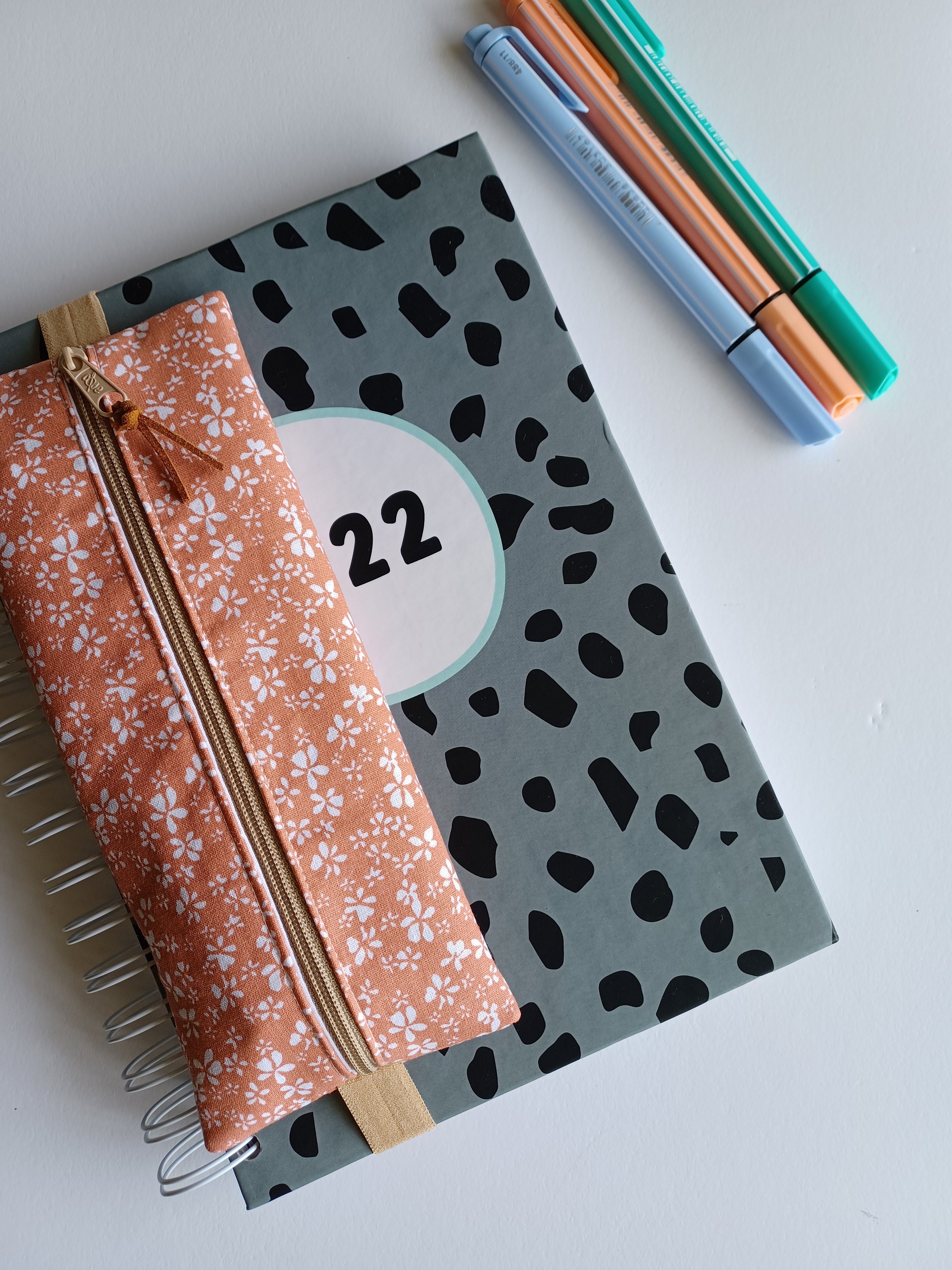 Elastic Pencil Case, Elastic Pen Pouch, Journal Pen Holder, A5 Planner ...