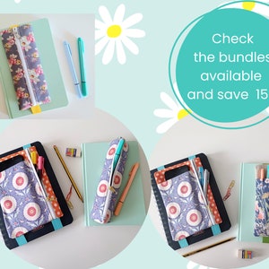 PDF Sewing Pattern Bundle, Notebook Elastic Pencil Case, Agenda Pen ...