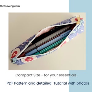 Elastic Pencil Case Pattern, Planner Pouch, Pencil Case Pattern ...