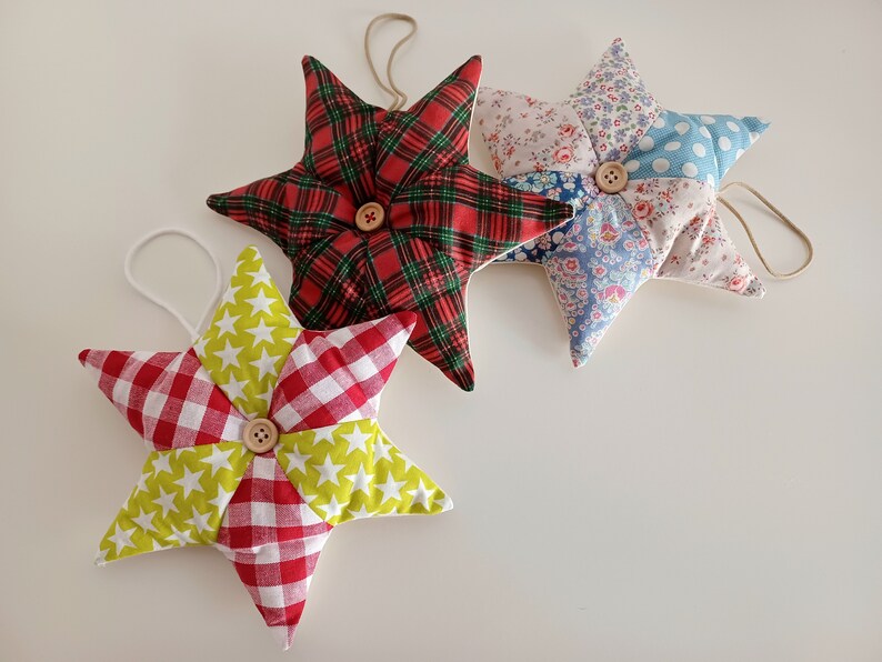 Christmas Star Pattern / Tree Topper - Christmas Decoration, PDF Sewing ...