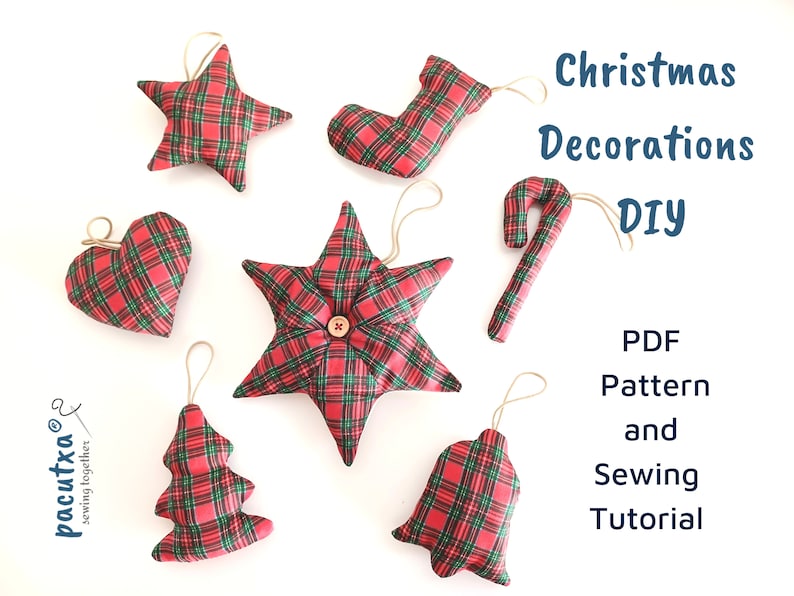 Christmas Sewing Pattern PDF Star Tree Topper / Christmas - Etsy