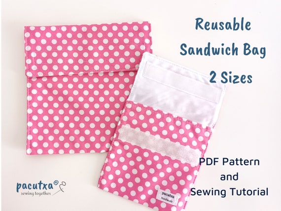 Sandwich Bag Pattern Lunch Bag Pattern Reusable Sandwich Bag - Etsy
