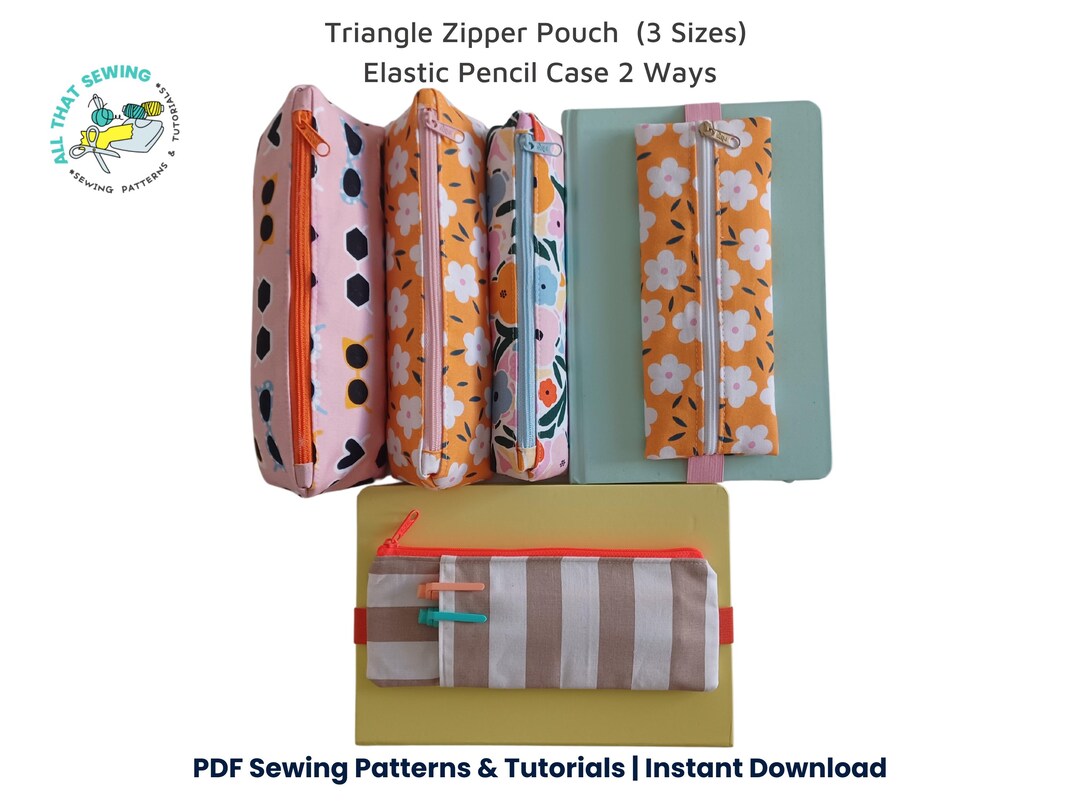 Elastic Pencil Case, Pencil Case Pattern, Planner Pen Pouch, Pencil ...
