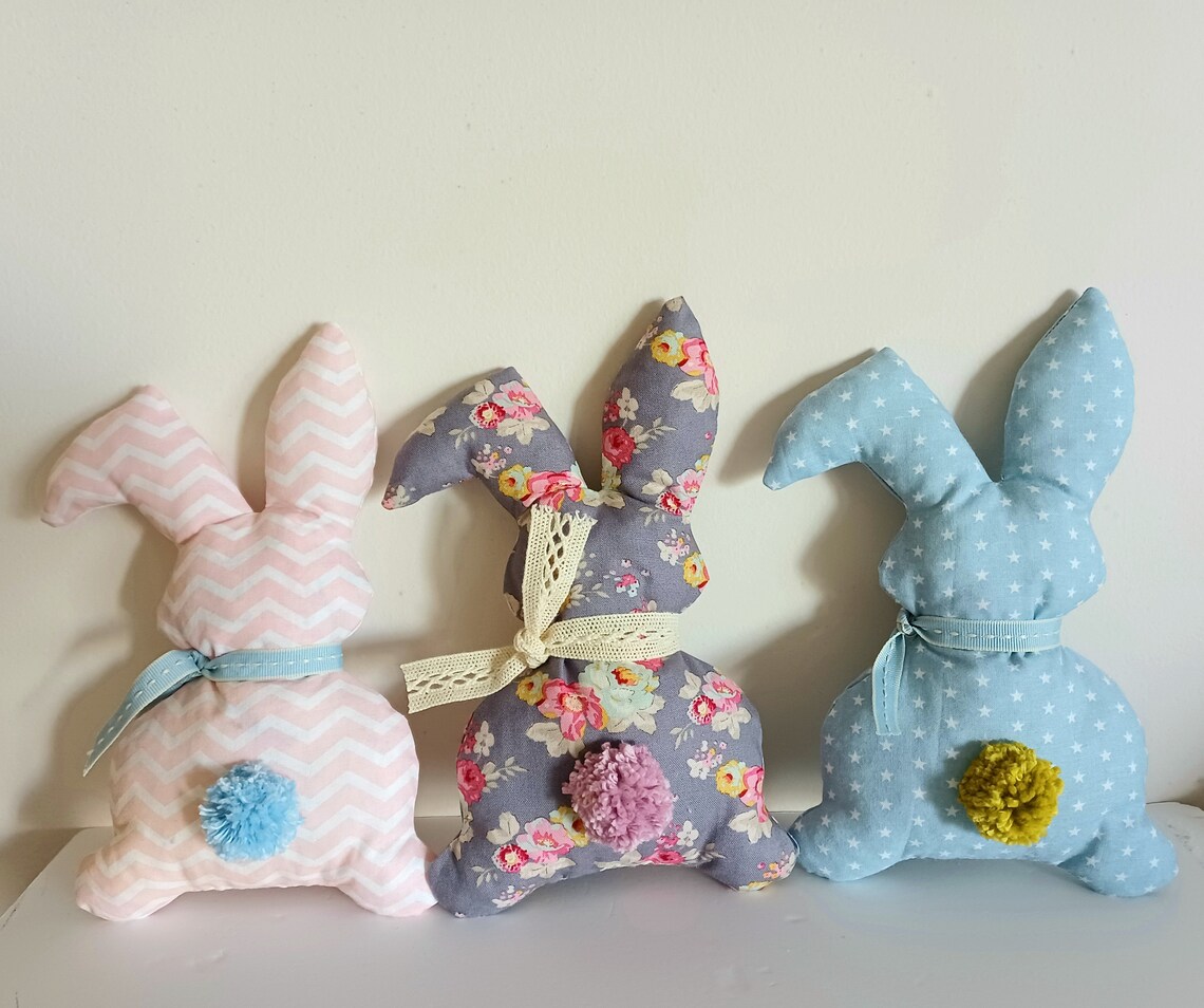 Easter Bunny Sewing Pattern Stuffed Rabbit Pattern Easter - Etsy