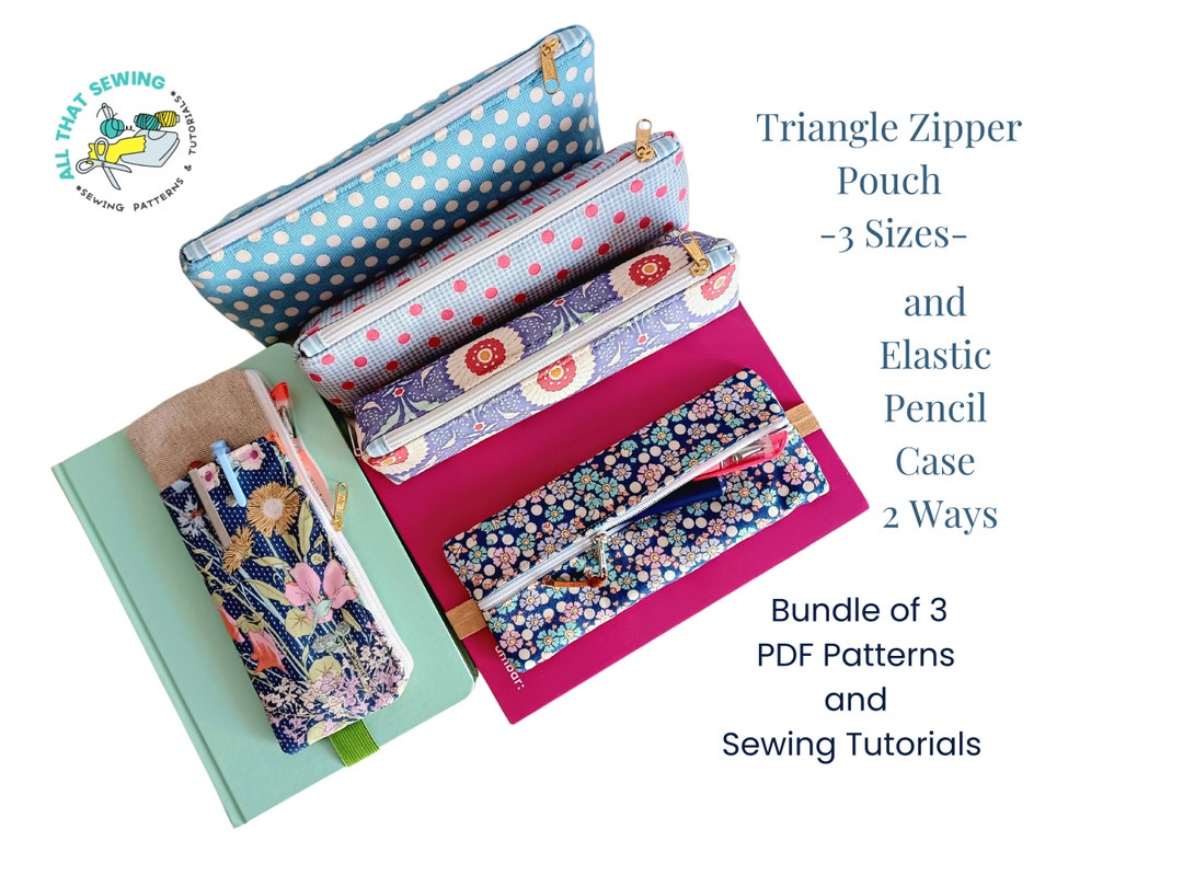 Elastic Pencil Case, Pencil Case Pattern, Planner Pen Pouch, Pencil ...