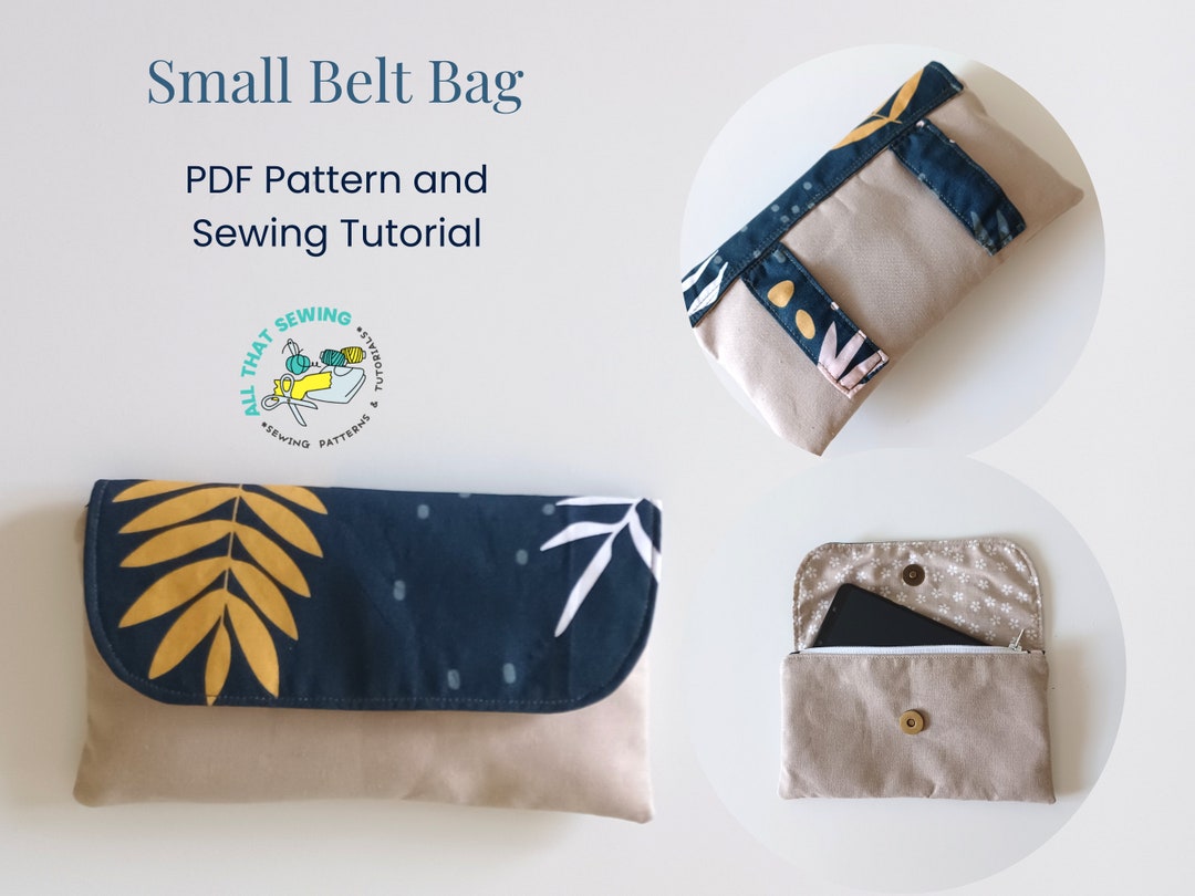 Belt Bag Sewing Pattern Belt Pouch Festival Bag Pattern - Etsy
