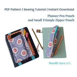 Elastic Pencil Case Pattern, Planner Pouch, Pencil Case Pattern ...
