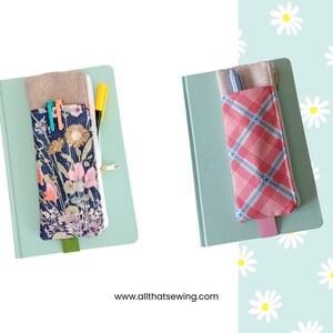 Pencil Cases Sewing Bundle, Pencil Pouch Pattern, Elastic Pencil Case ...